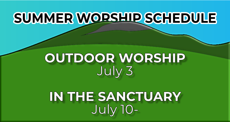Summer Worship @ 9:30am – Our Redeemer's Summer Worship @ 9:30am – Our Redeemer's