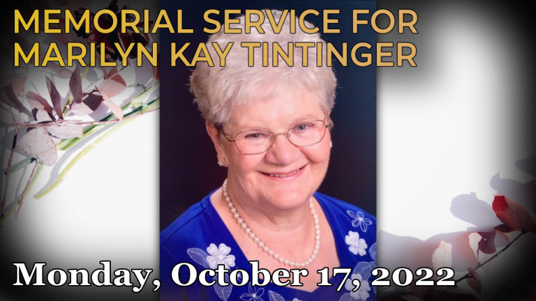 Katie Tintinger Memorial – Our Redeemer's