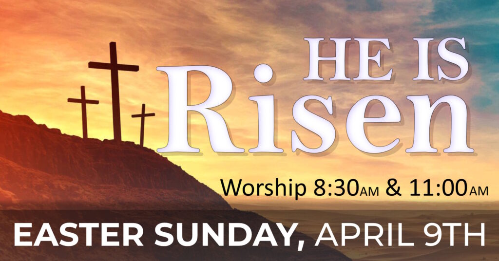 Easter & Holy Week Schedule – Our Redeemer's